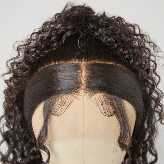 Limited Design | Zoe Unique Sleek-top Deep Wave 13x4 Frontal Lace Mid ...